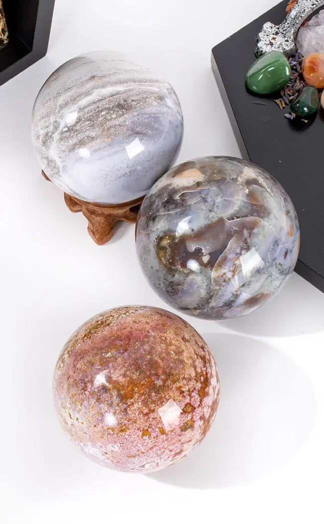 Rare Dali Jasper Spheres - Large | Shop Crystal Balls in Australia