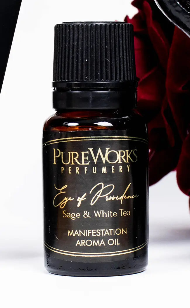 Manifestation Oil | Sage & White Tea | Gothic Gifts & Homewares