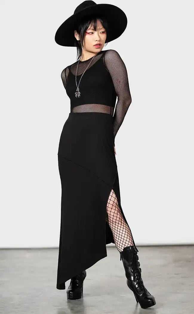 Ilayda Midi Skirt | Killstar Australia | CorpGoth Office Clothing