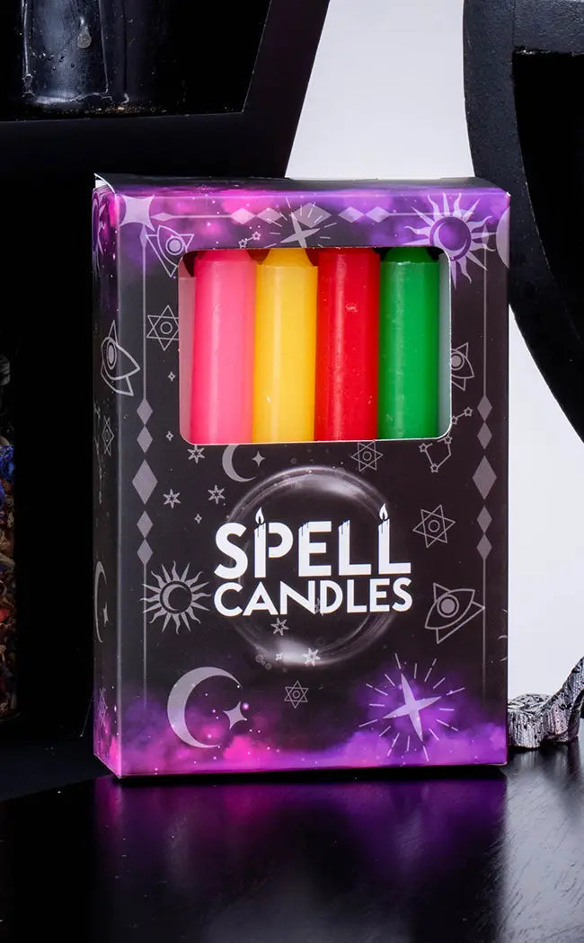 Chime Spell Candles Multi Colour | Wicca and Witchcraft Supplies