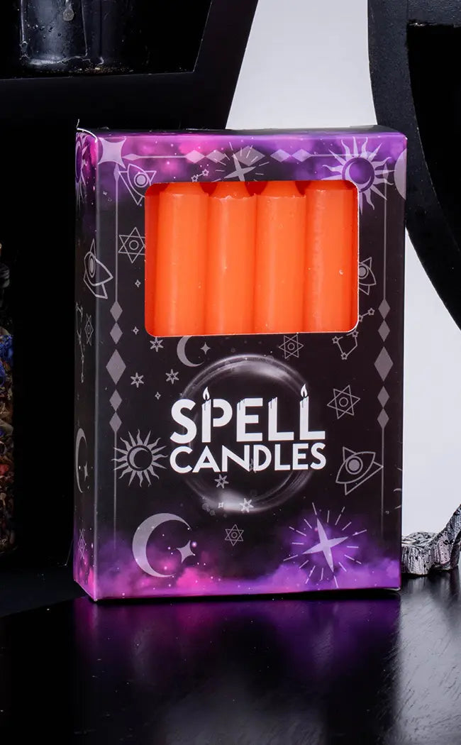 Chime Spell Candles Orange | Wicca and Witchcraft Supplies