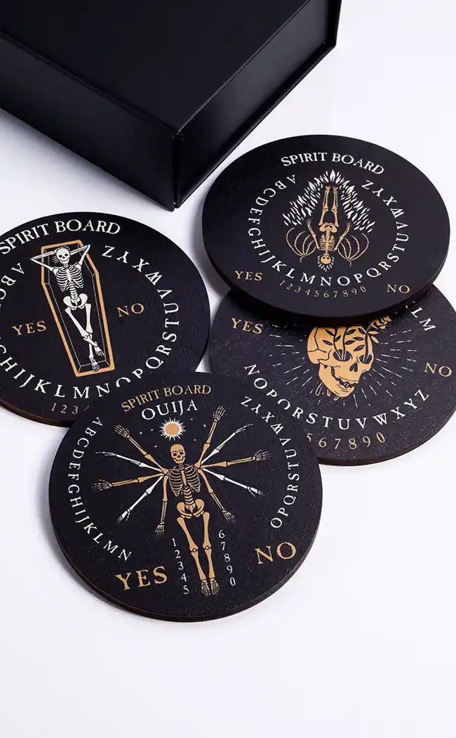 Danse Macabre Coaster Set | Goth Aesthetic Home Decor Australia