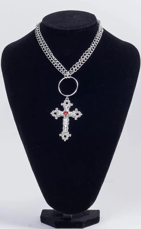 Evil Objectives Necklace | Cold Black Heart | Punk & Goth Jewellery