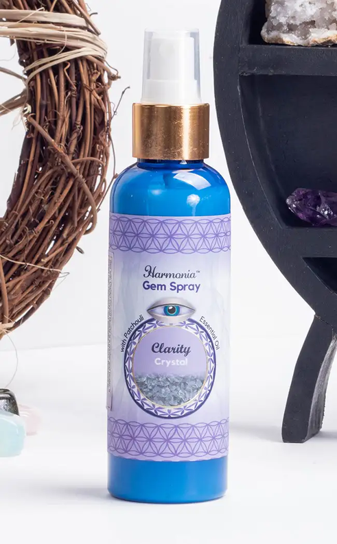 Gem Sprays | Clarity, Clear Quartz | Witchcraft Supplies Australia