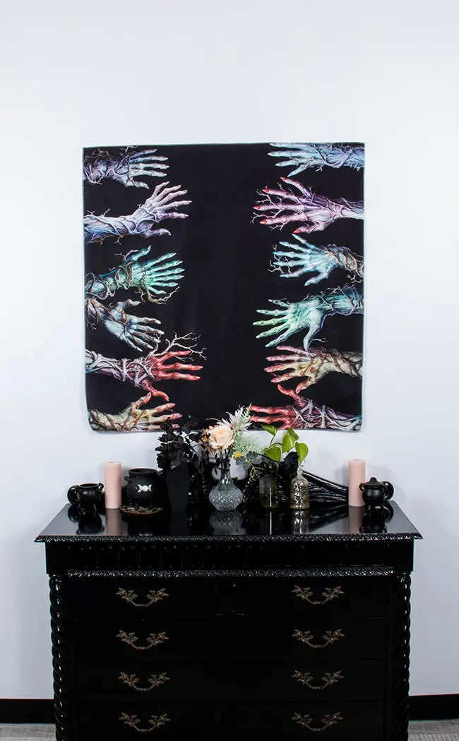 Square Gorewhore Table Cloth | Gothic Decor & Gifts Tragic Beautiful