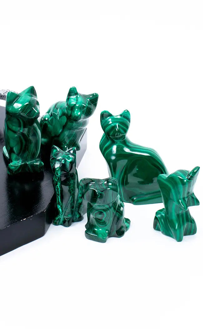 Hand Carved Malachite Animals | Shop Unusual Crystals