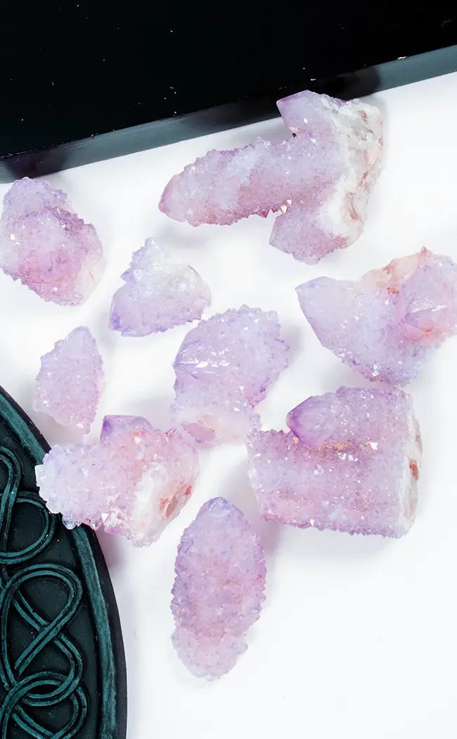 Lilac Amethyst Spirit Quartz Clusters | Shop Crystals Australia