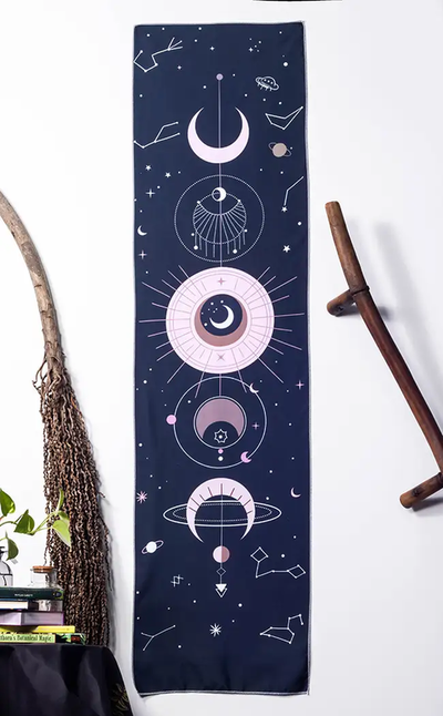 Lunar Cycle Altar Cloth / Table Runner | Witchcraft Tools Australia