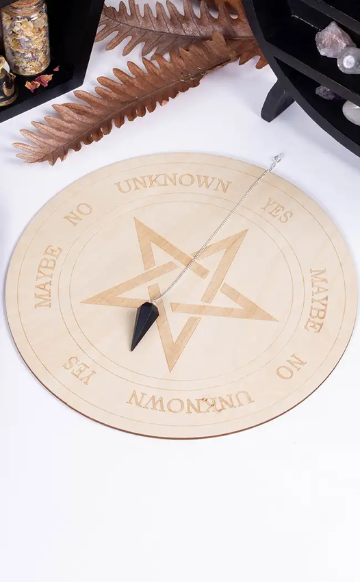 Pentacle Pendulum Set | Shop Pagan Divination Tools - Tragic Beautiful