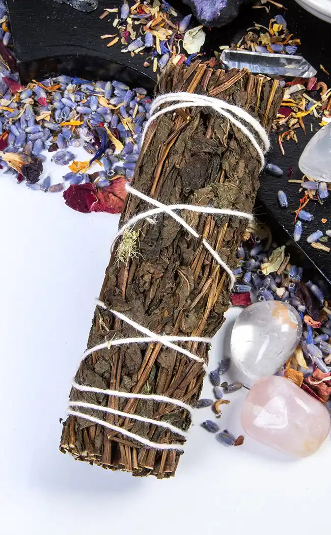 Peppermint Smoke Cleansing Smudge Stick & Witchcraft Supplies