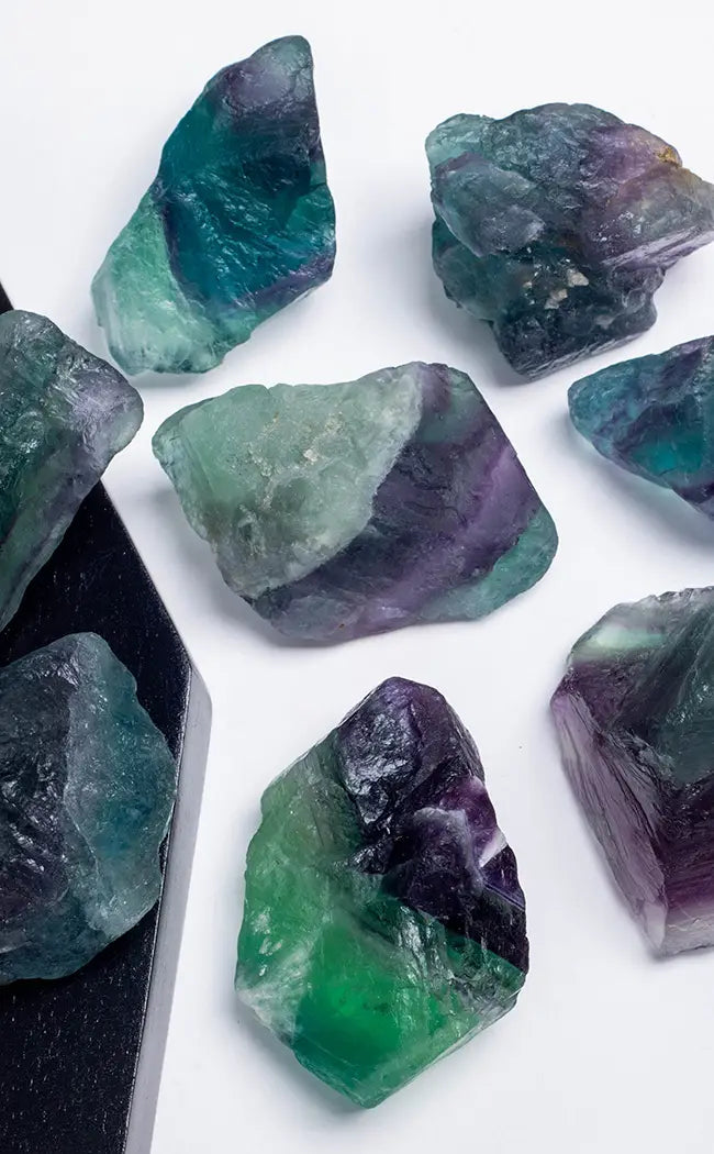 Genuine Rainbow Fluorite Rough Crystals| Healing Crystals Australia