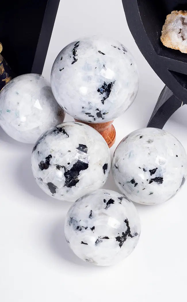 Rainbow Moonstone Crystal Spheres | Shop Crystal Balls Australia