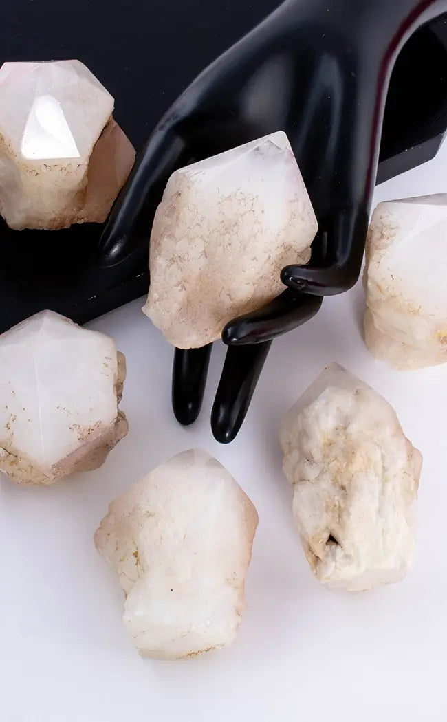 Semi Polished Pineapple Quartz Crystals | Shop Crystals Australia