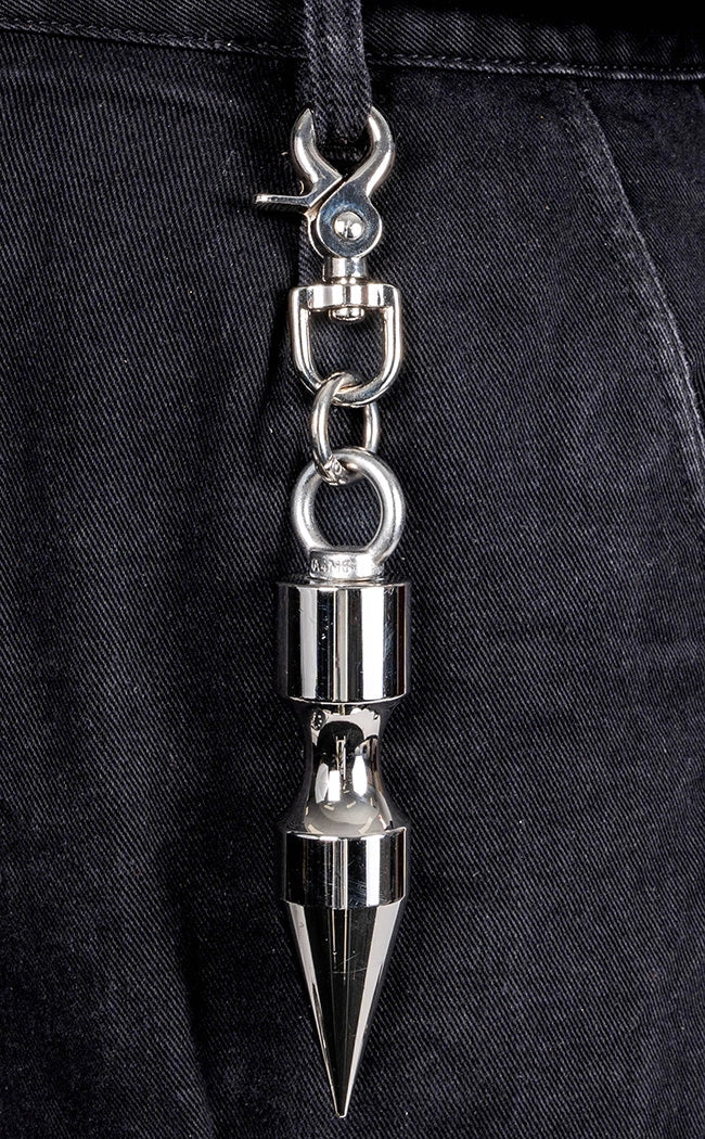 Slash & Gash Spike Key / Belt Stainless Steel Chain