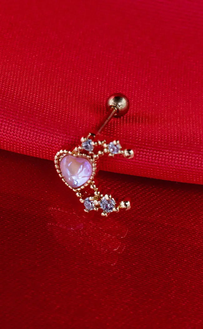 Titanium Cartilage Barbell - Venus | Gothic Body Piercings