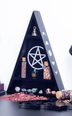 Triangle Pentagram Shelf | Witchy Gothic Decor Australia