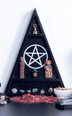 Triangle Pentagram Shelf | Witchy Gothic Decor Australia