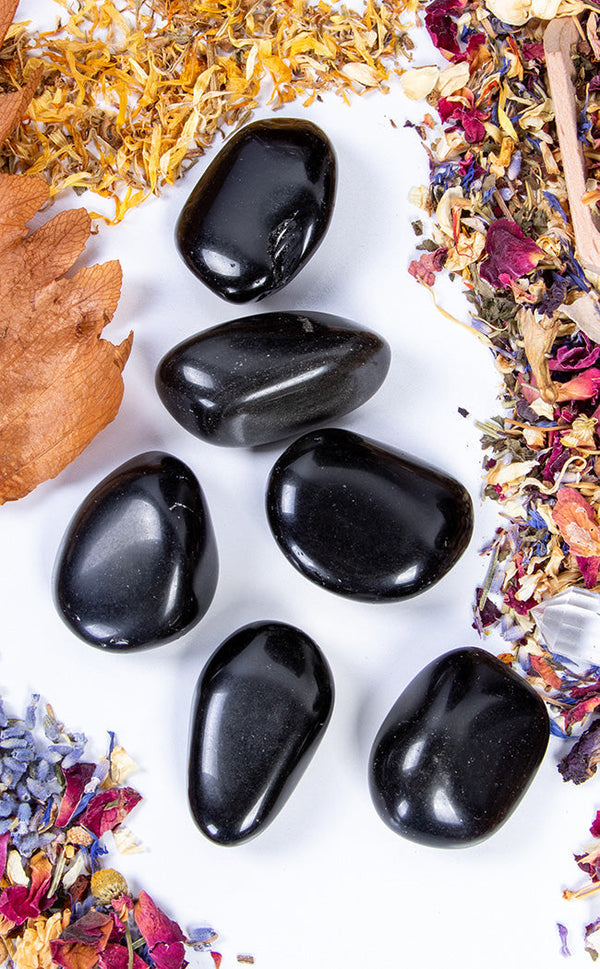 Obsidian Tumbled Stone | Shop Crystals in Australia - Tragic Beautiful
