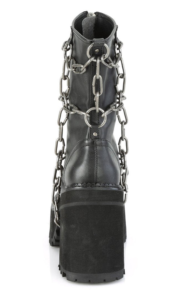 Demonia ASSAULT-66 Black Combat Boots | Gothic Alt Shoes Australia