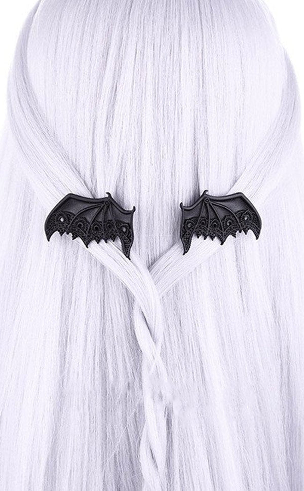 Bat Wing Hair Clips | Restyle Australia Gothic Clothing & Accessories
