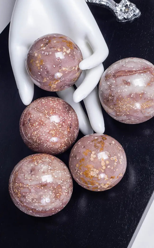 Bubblegum Stone | Pink Quartzite | Spheres | Shop Crystals & Wicca