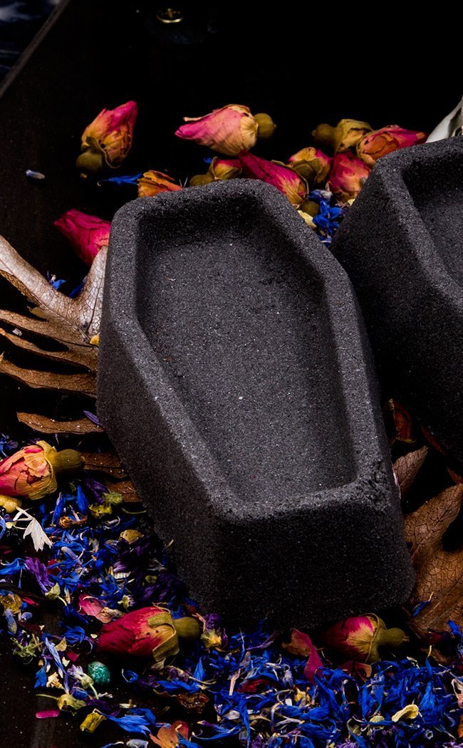 Bath Bomb | Coffin Bomb Nu Goth Pink and Black Vegan
