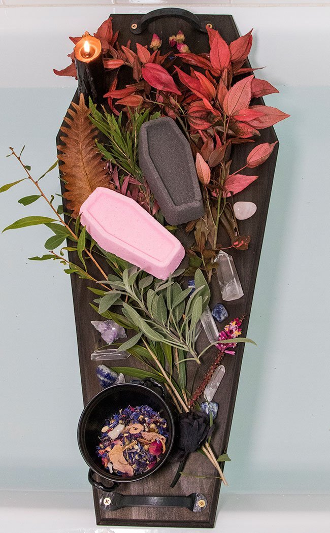 Bath Bomb | Coffin Bomb Nu Goth Pink and Black Vegan