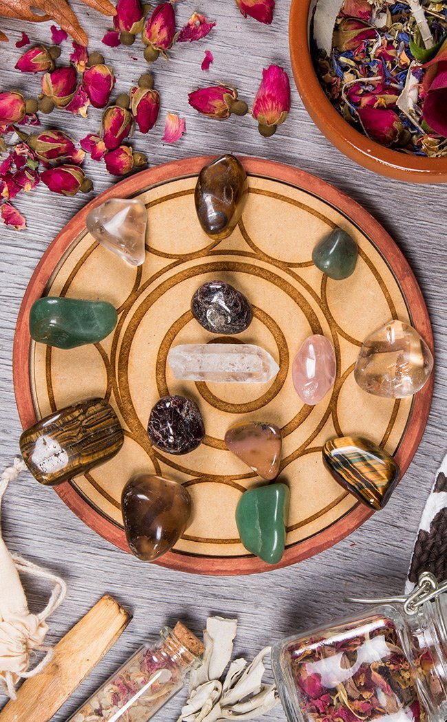 Pagan & Wicca Altar Tools | Crystal Grid for Success | Afterpay & Zip