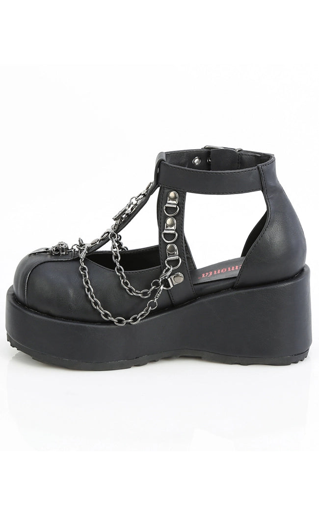 CUBBY-28 Platform Cage Chained Shoes