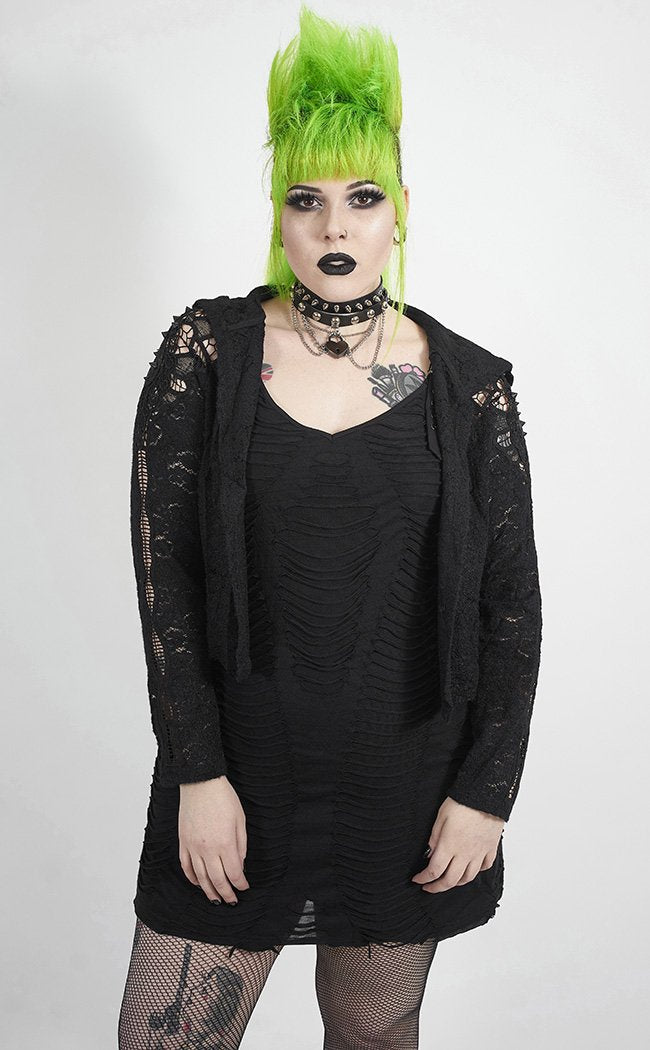 Punk Rave Australia | Empty Promises Cardigan | Alt Plus Size Clothing