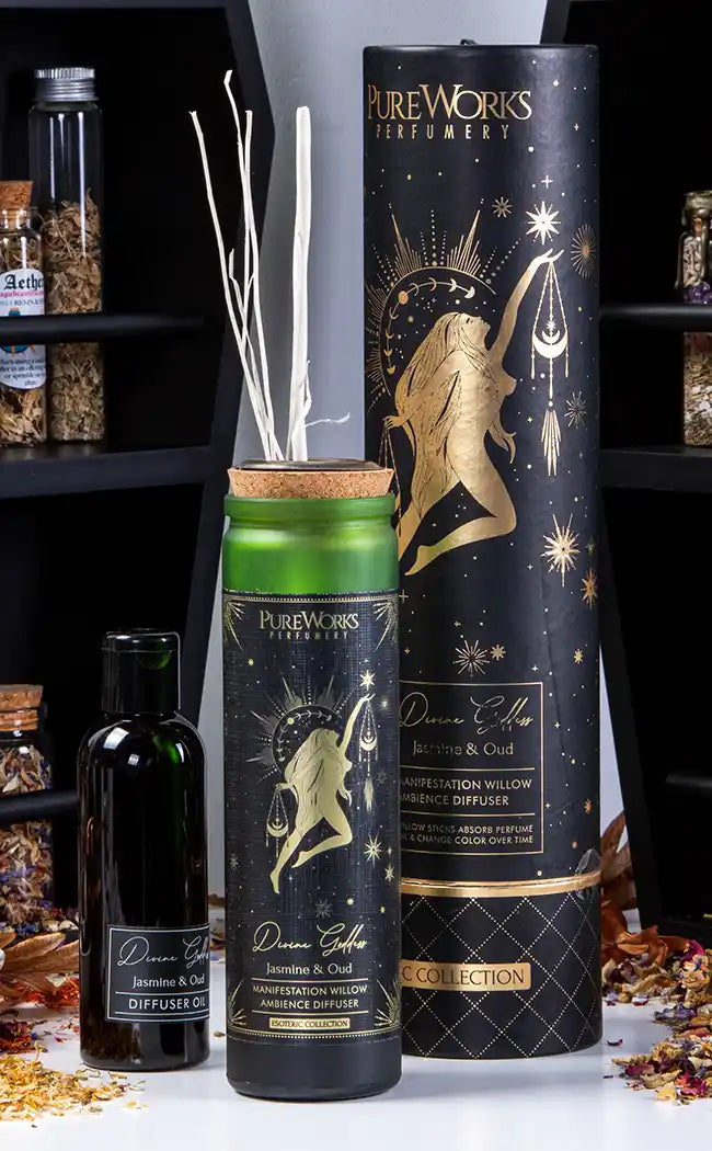 Reed Diffuser | Jasmine & Oud | Gothic Gifts & Homewares