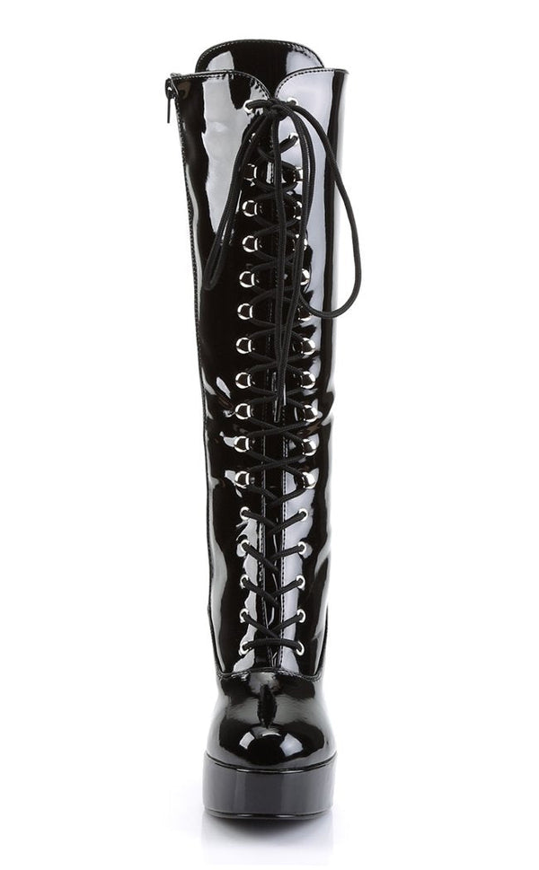 EXOTICA-2020 Blk Pat Boots