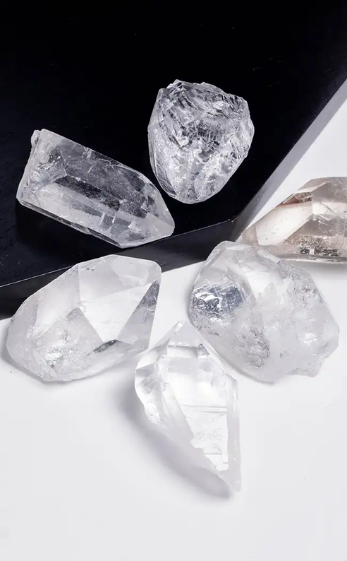Clear Quartz Flat Points | Crystals & Witchcraft Altar Tools Australia
