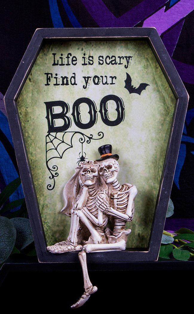 Nemesis Now | Life is Scary Find Your Boo Wall Plaque