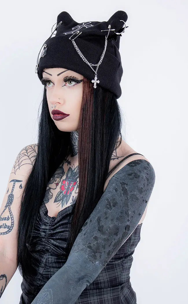 Misbehaved Beanie | Gothic & Alternative Beanies & Accessories