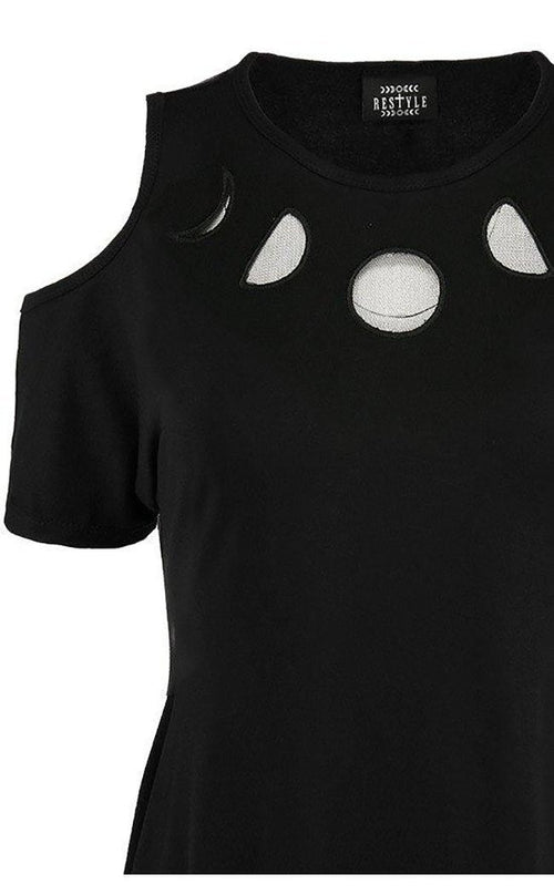 Restyle Australia | Moon Phases Tunic Dress | Gothic Clothing