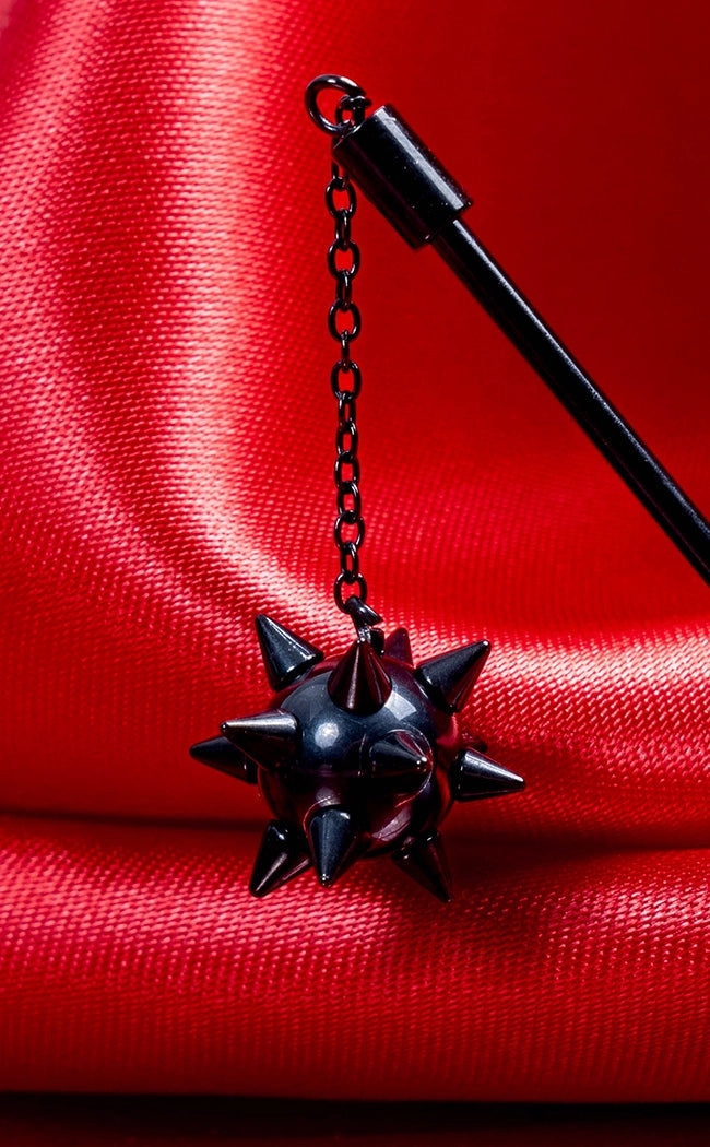 Morningstar Industrial Barbell [Black] | Gothic Body Piercings