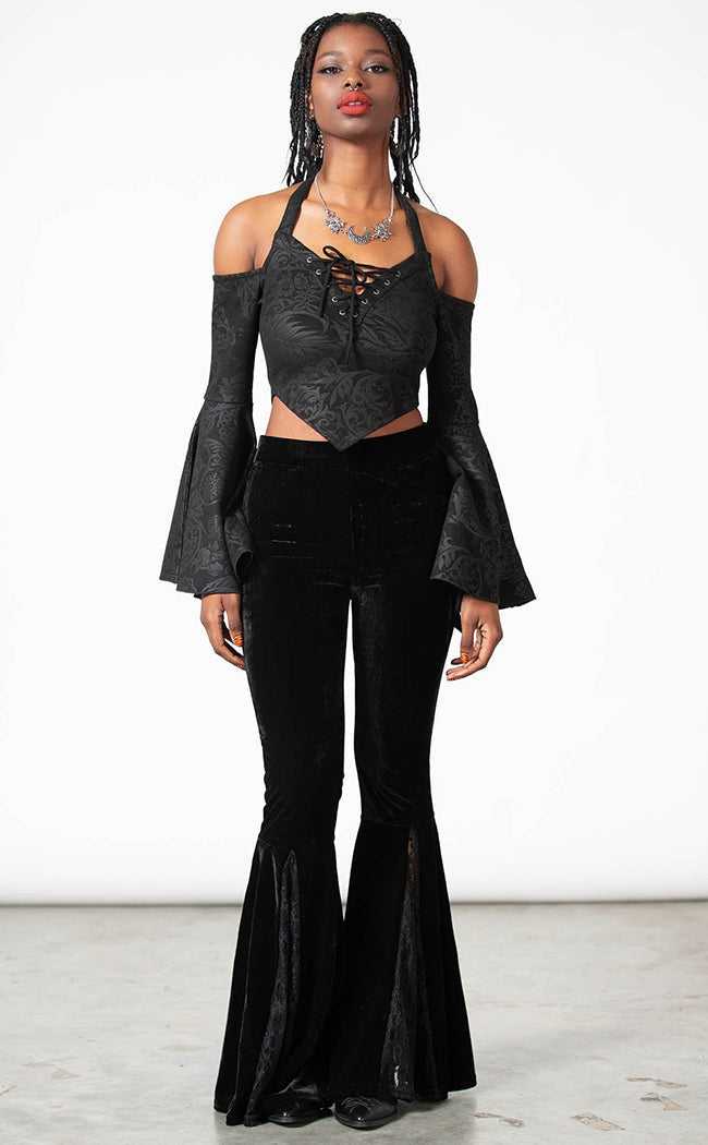 Periwinkle Halter Crop Top | Killstar Australia | Gothic Clothing