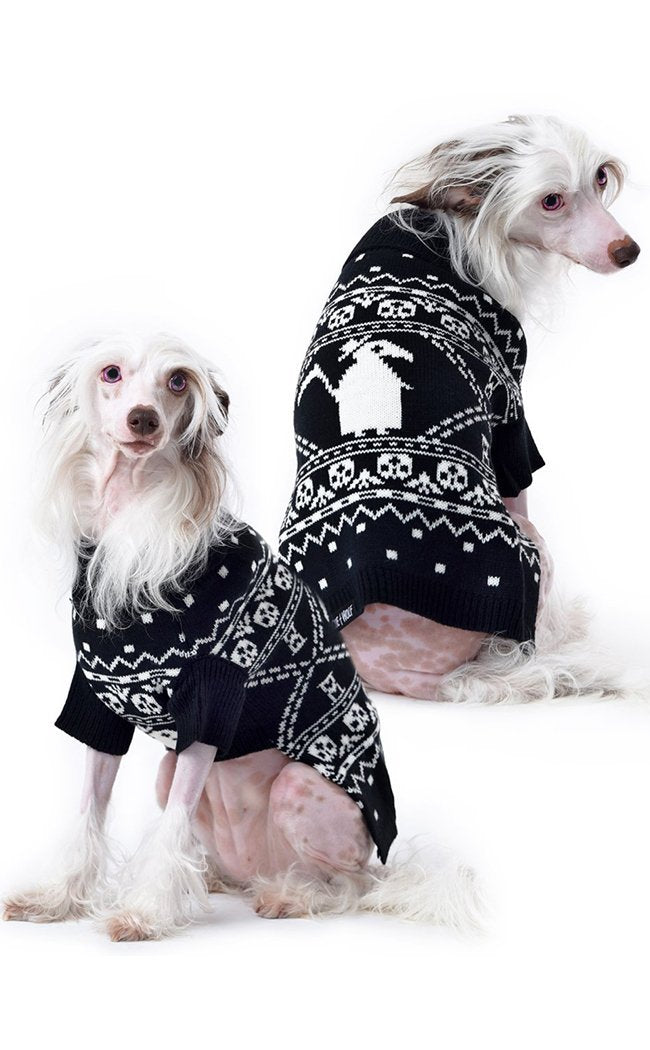 Rogue & Wolf Australia | Plague Doctor Knitted Alt Gothic Pet Sweater