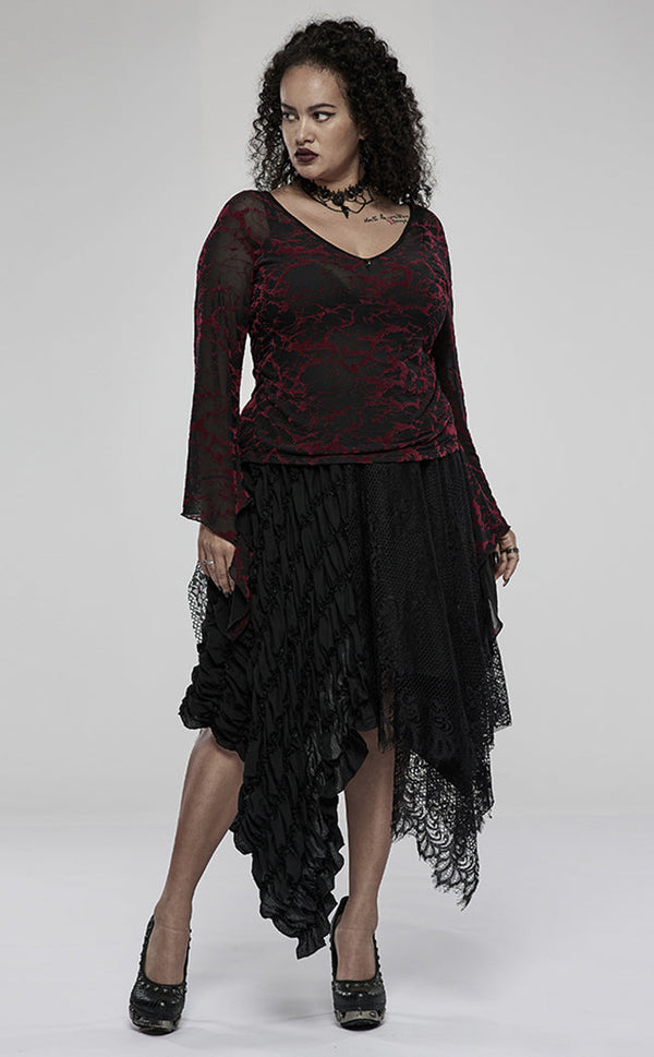 Relentless Mesh Top | Punk Rave Australia | Plus Size Gothic Fashion