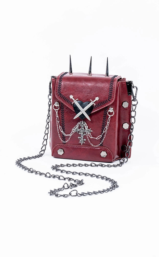 Reliquary Spiked Handbag | Shop Goth Bags, Wallets & Purses Australia