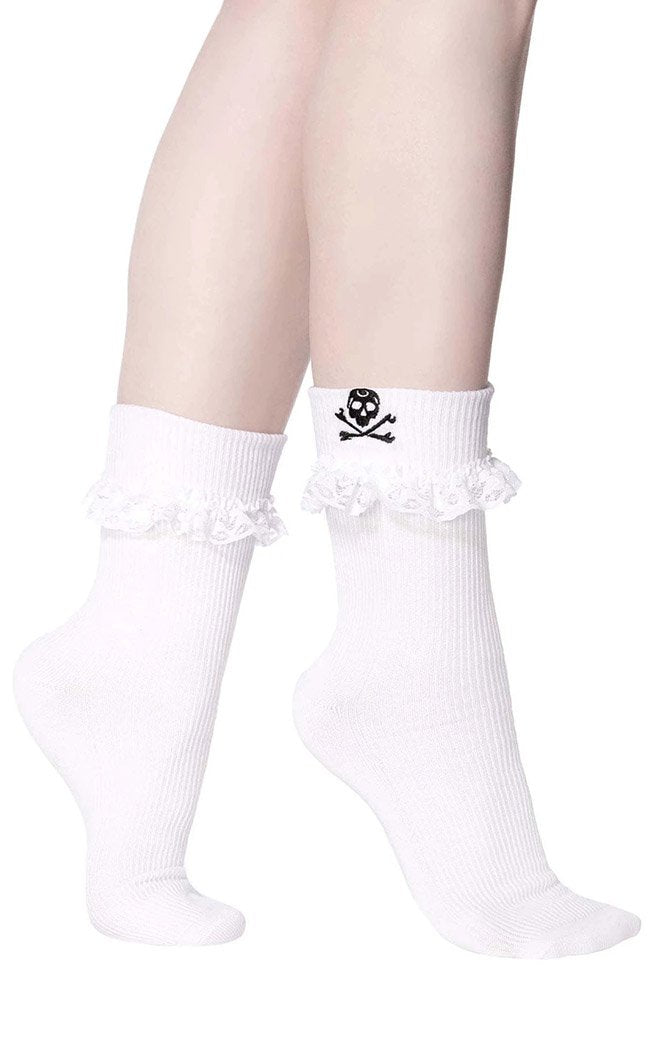 Killstar Australia | Riot Ruffle Socks | Gothic Lingerie & Accessories