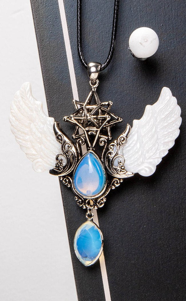 Seraph Angel Pendant Necklace | Goth Jewellery & Accessories Australia