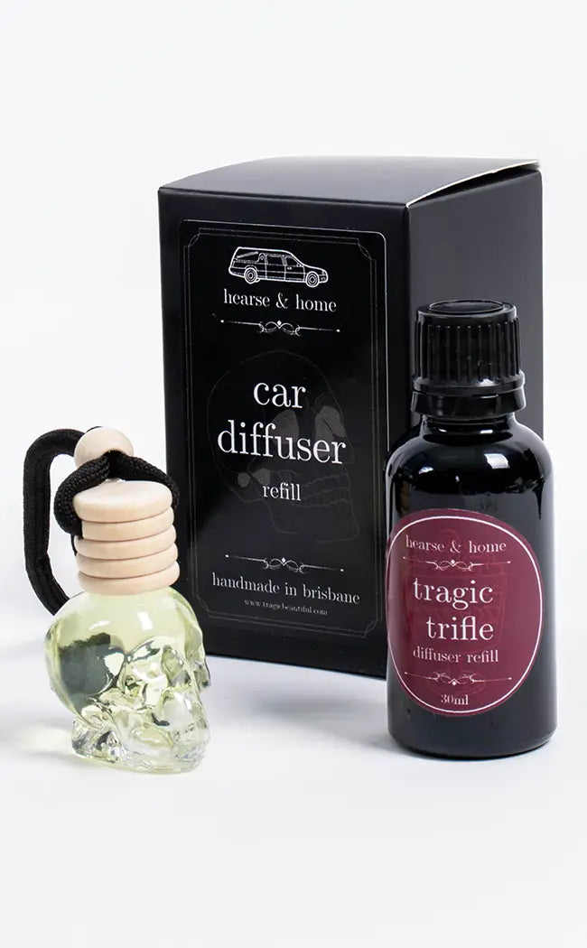 Tragic Trifle Skull Car Diffuser | Gothic Car Accessories