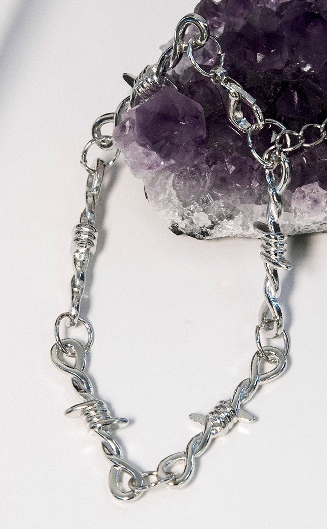 Cold Black Heart | Sweet Escape Barbed Bracelet | Punk Alt Jewellery