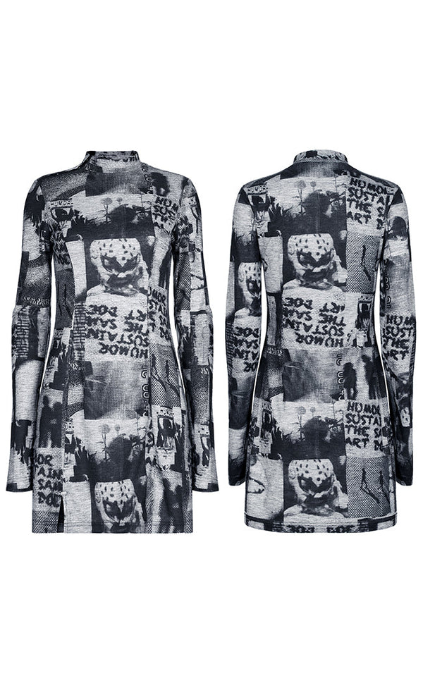 Tabloid Fodder Dress | Shop Punk Rave Alt Clothing - Tragic Beautiful