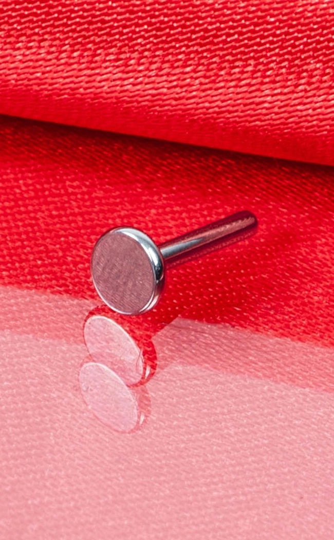 Titanium Internally Threaded Jewellery Back [Silver]