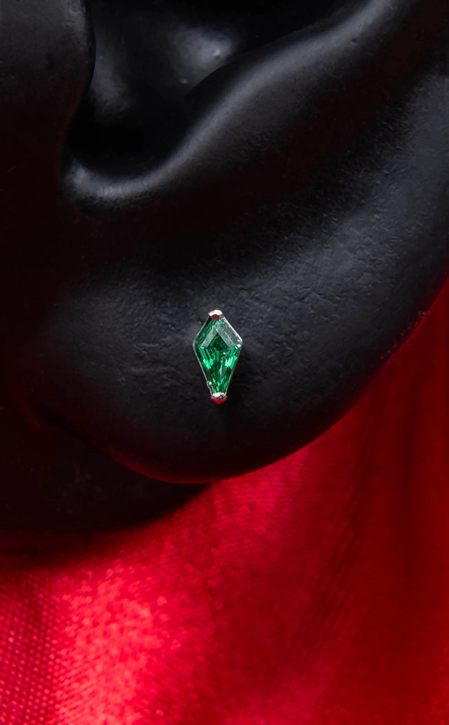 Titanium Internally Threaded Top | Diamond [Green]