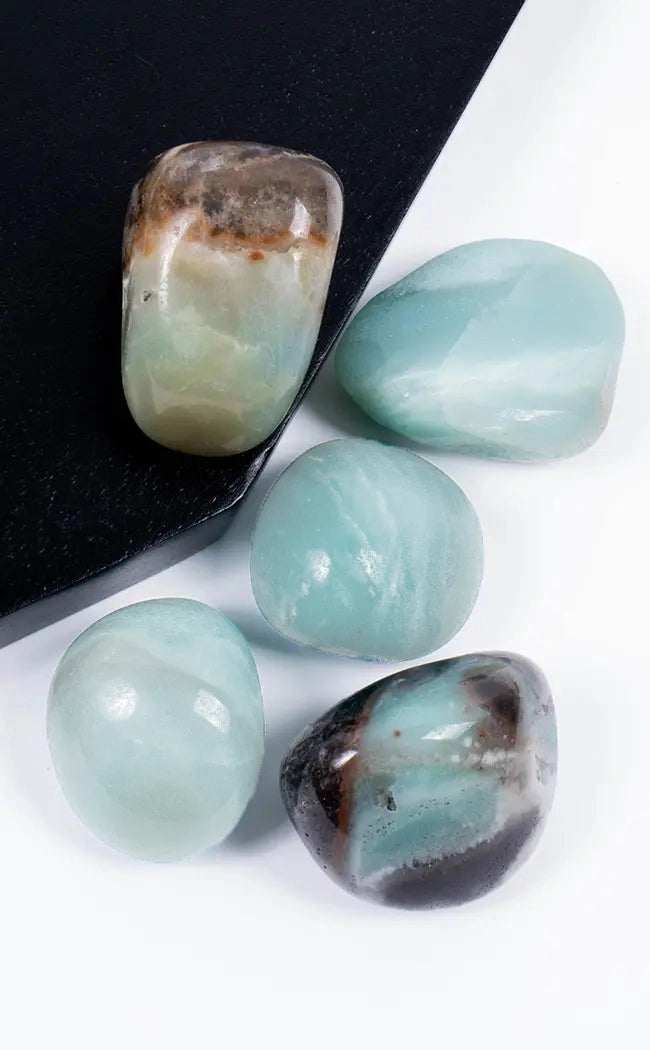 Tumbled Stones | Caribbean Calcite | Witchy Crystals & Energy Healing