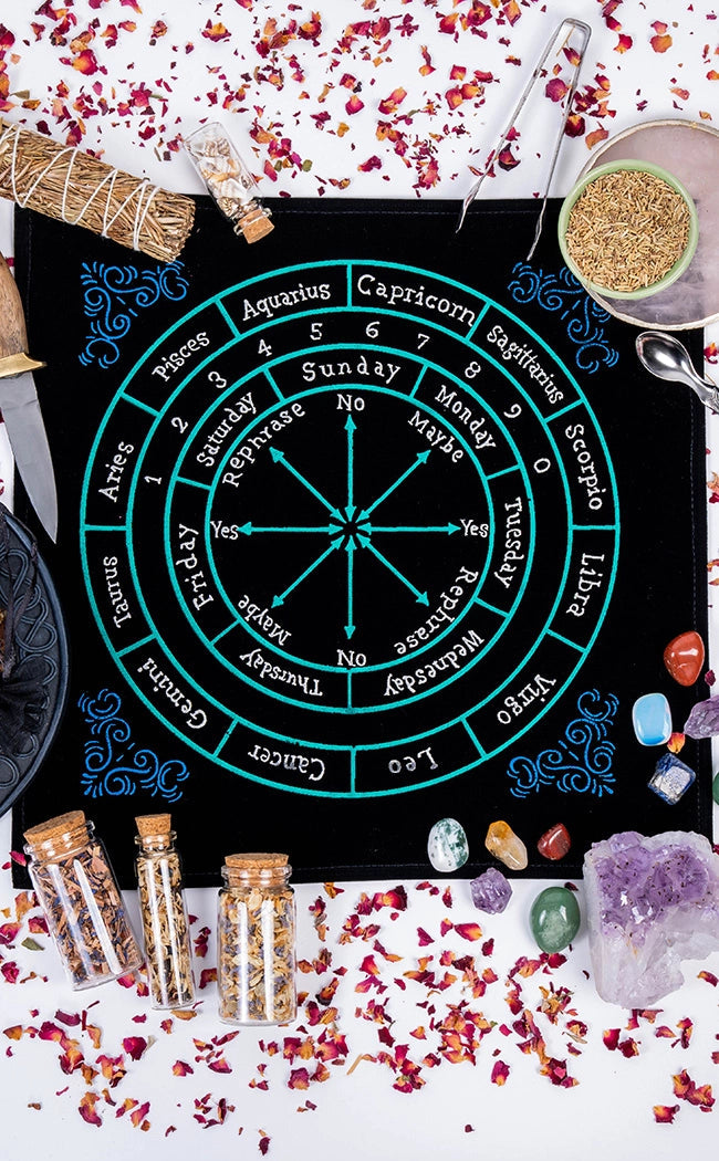 Velvet Astrology Pendulum Mat